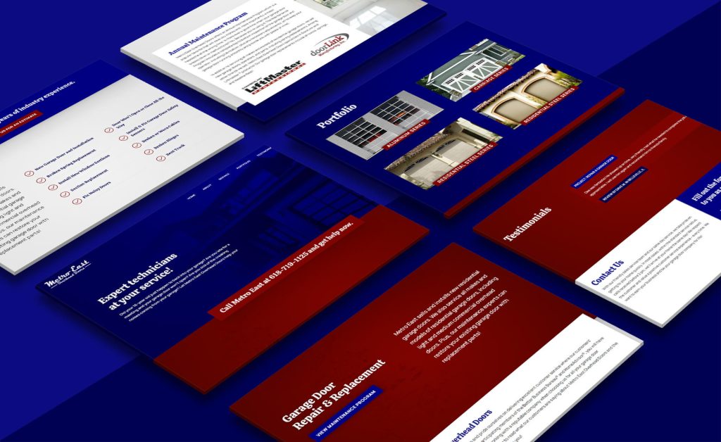 Metro East Overhead Doors | Security focused website design