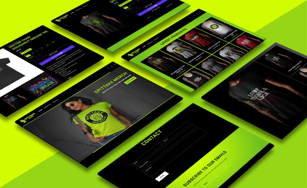 Spittake Merch | Custom Shopify Online Store Design